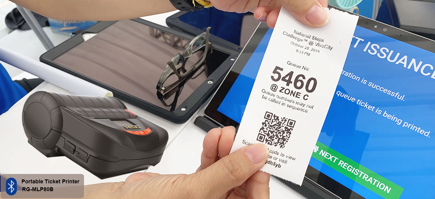 Portable receipt printers for event ticket sales - Syncotek